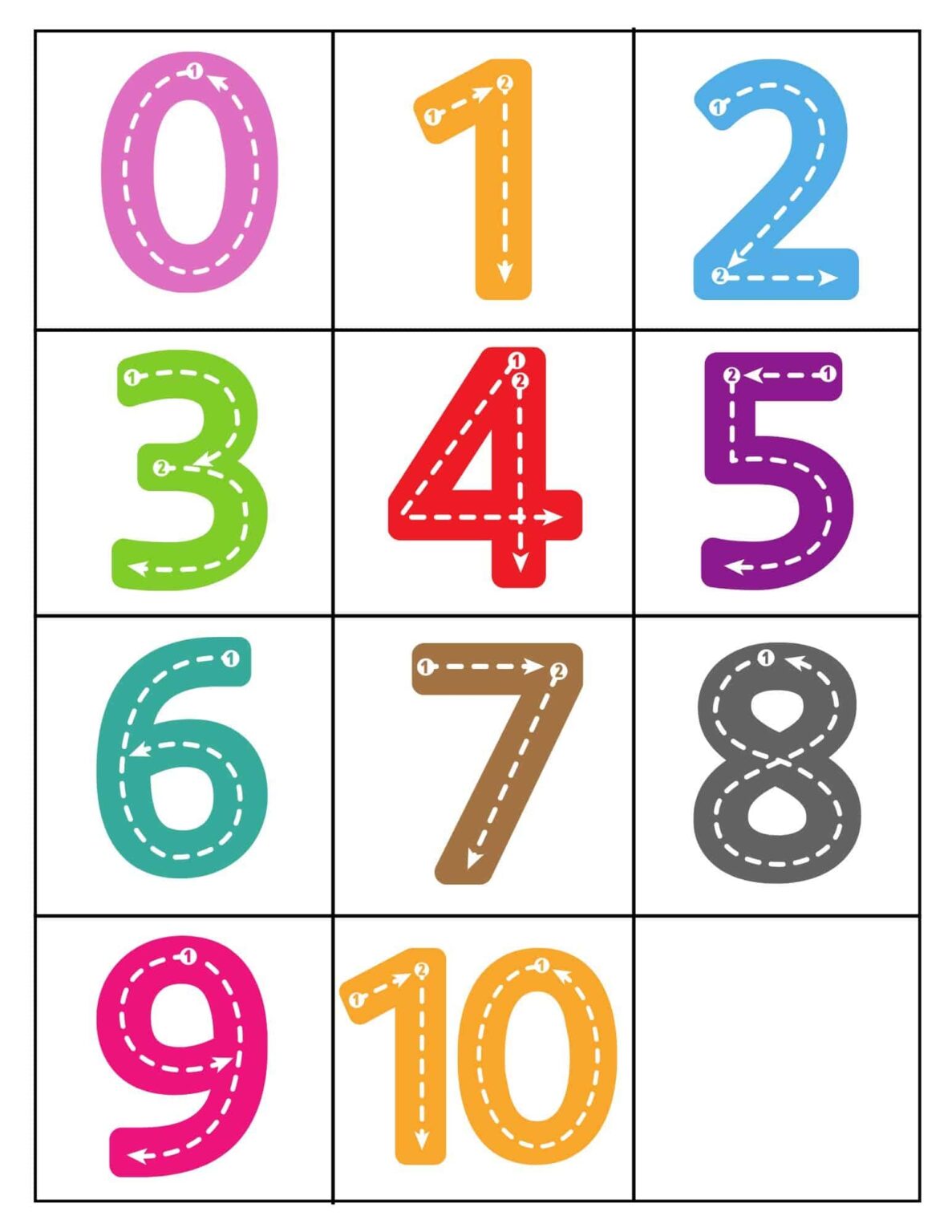 printable numbers 1 100 with words pdf free download - MIT Printable