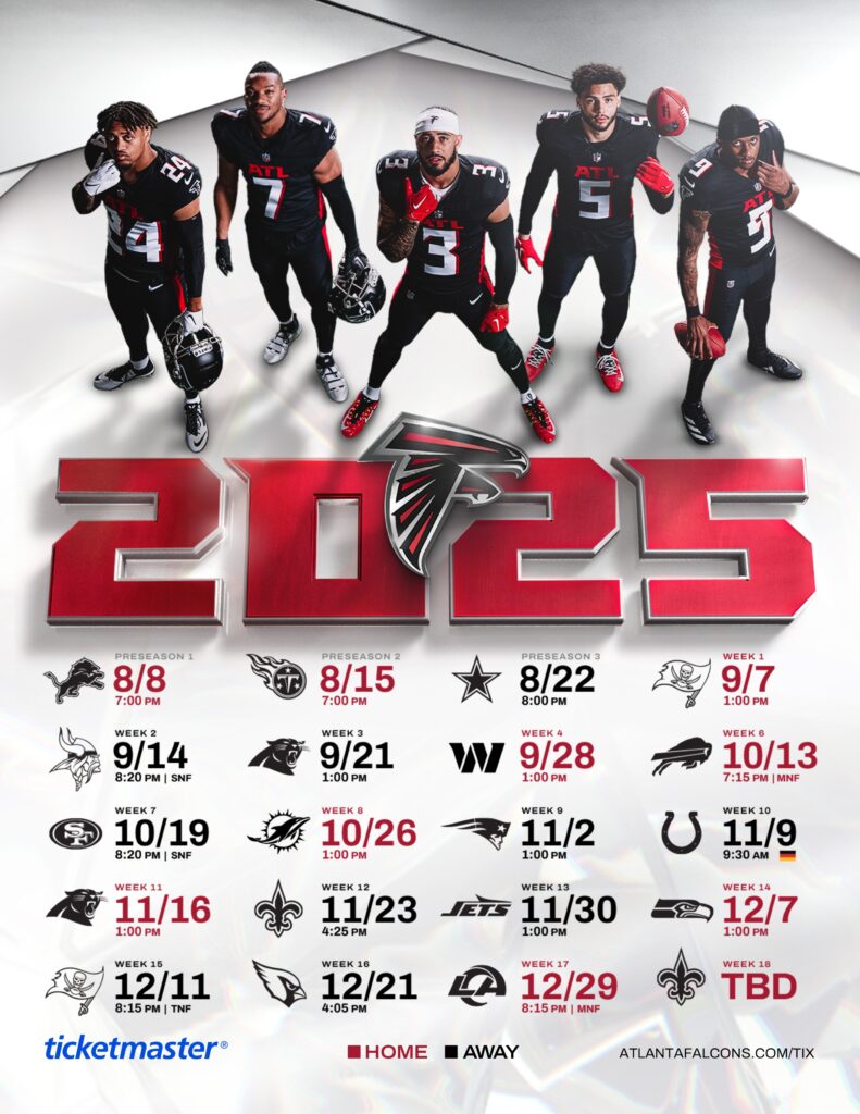 atlanta falcons schedule printable 2024 - MIT Printable