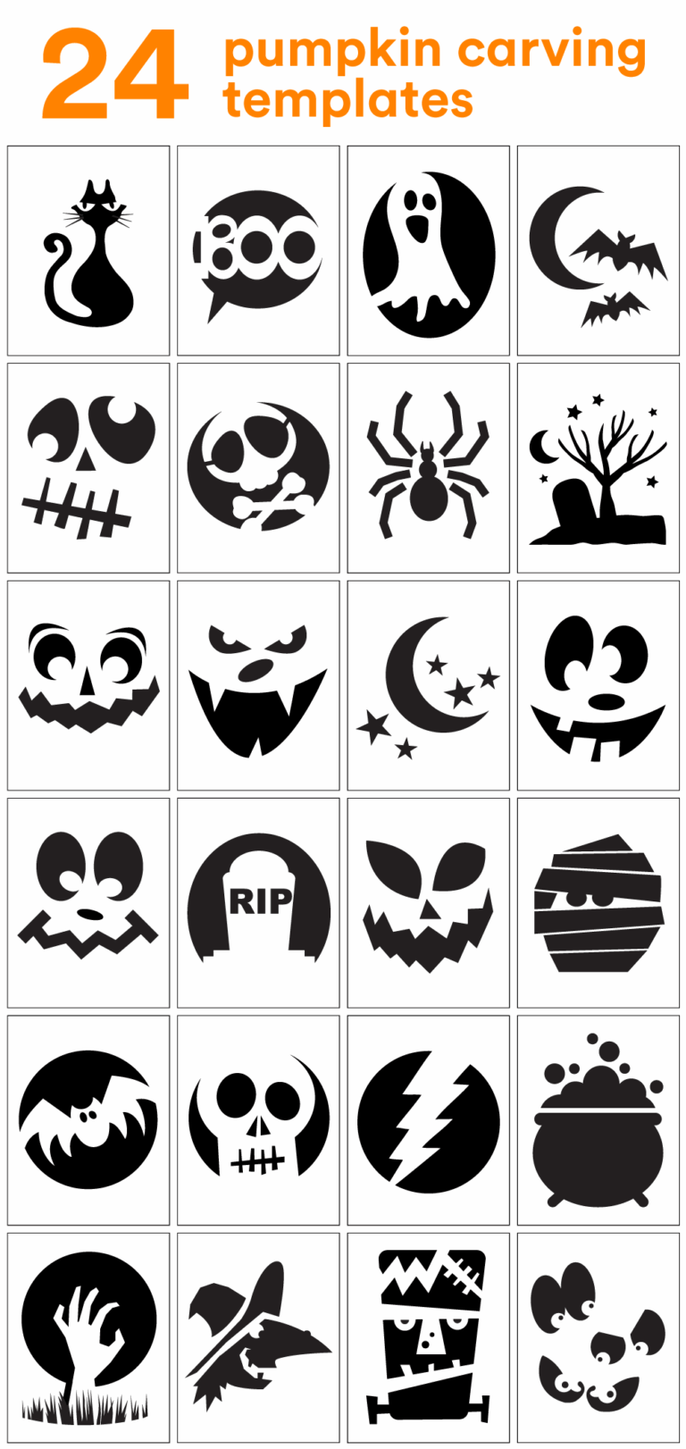 pumpkin stencil printable easy - MIT Printable