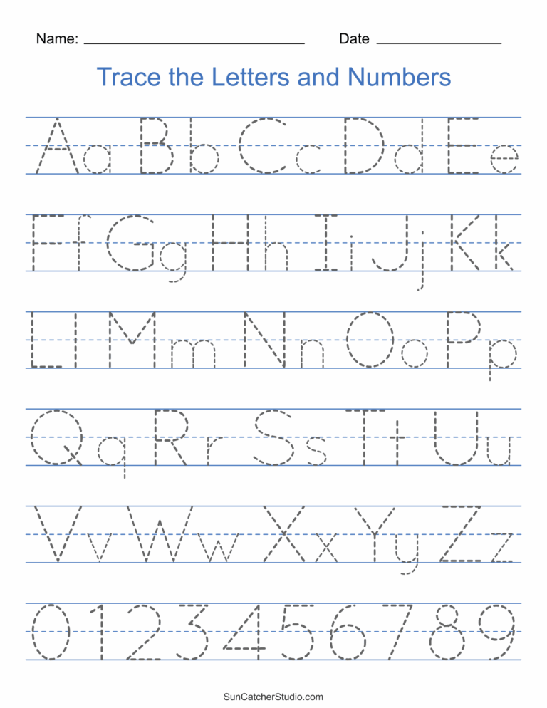 printable tracing letters for 4 year olds - MIT Printable